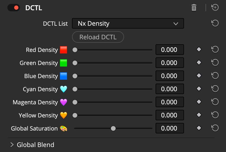 Color Shift DCTLs - Color Grading Resolve DCTL tools